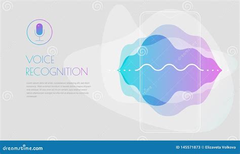 Mobile App Ui Personal Voice Assistant Concept Stock Vector