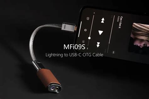 DdHifi TC09S And MFi09S Premium Type C To Type C And Lightning OTG For