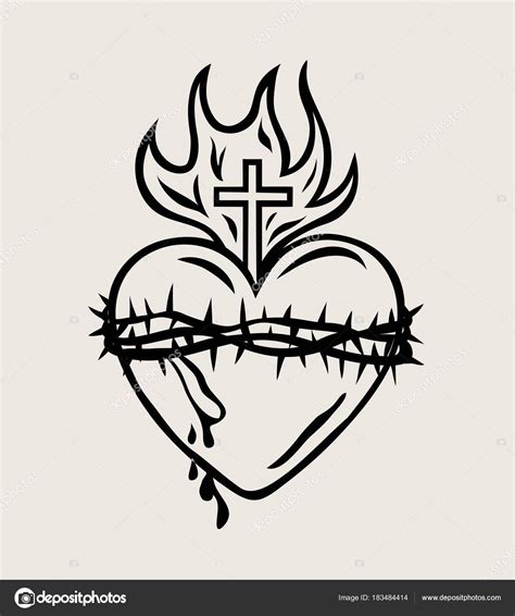 Corazon De Jesus Dibujo Urema Nacor