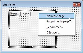 Vba Excel Le Contr Le Multipage Dans Une Bo Te De Dialogue