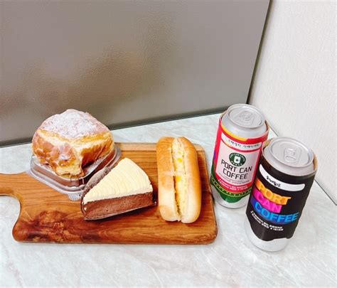 포트 캔커피” 베이커리 리뷰🧡 3종 디저트 아메리카노 배달주문 🛵 🍰☕️ 네이버 블로그