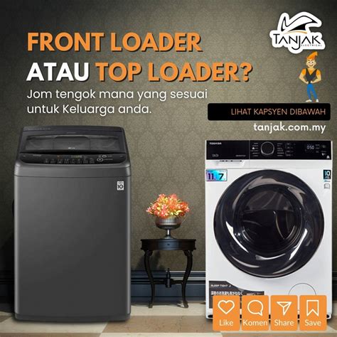 Tersepit Dalam Pilihan Mesin Basuh Front Loader Atau Top Loader