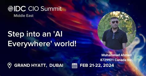 Muhammad Ahmed On Linkedin Idc Middle East Cio Summit 2024