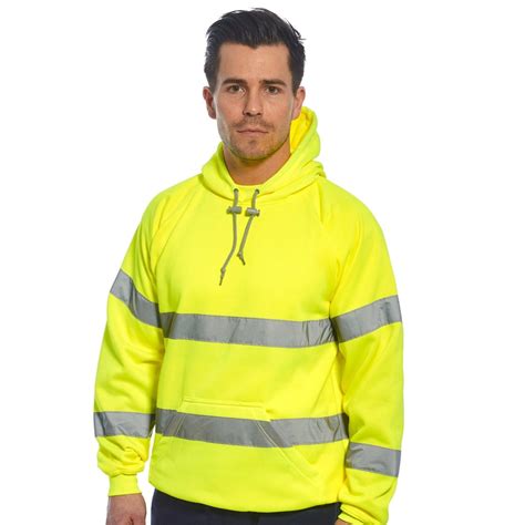 Hi Vis Hoodies Ansi Rated High Visibility Hooded Sweatshirts — Safety