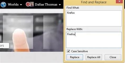 how to find and replace text directly in your web browser