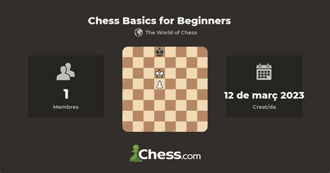 Chess Basics For Beginners Club D Escacs Chess