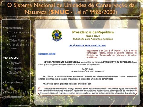 Aula Unidades De Conservação