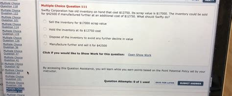 Solved Muitiple Choice Question 118 Multiple Choice Question Chegg