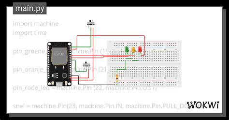 Traffic Light Schakelaars EDS Copy 2 Wokwi ESP32 STM32 Arduino Simulator