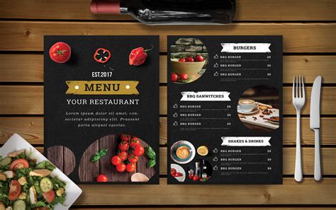 Dessert Menu Template