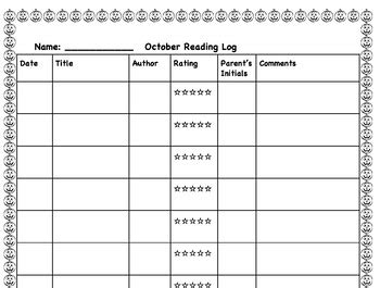 Monthly Reading Logs Bundle By Creations By Cassie Tpt
