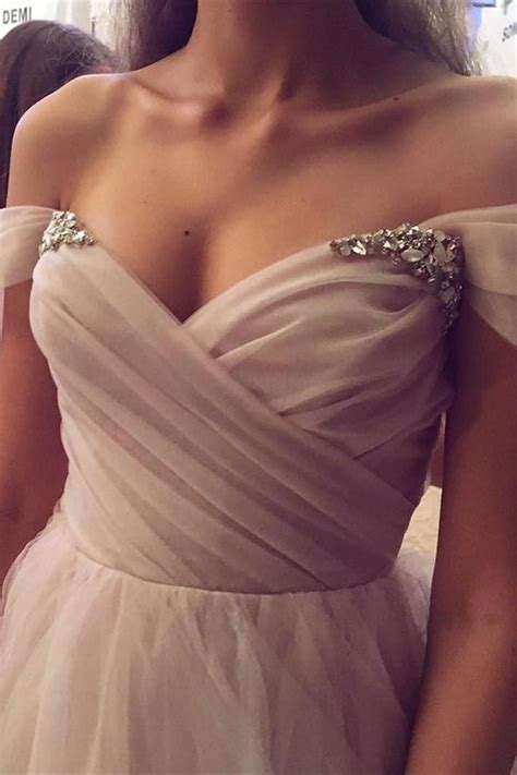 Fashion Light Pink Fluffy Prom Dresses Formal Evening Dress Party Gown