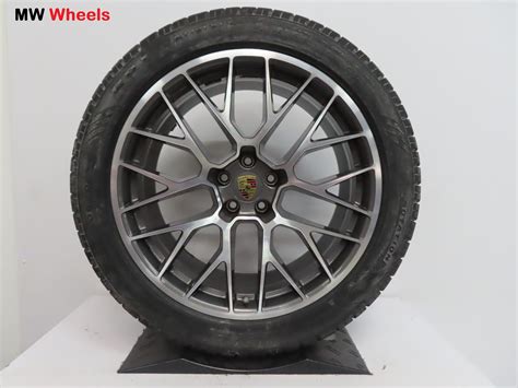 Originele Porsche Macan 20 Inch Velgen RS Spyder Met Nieuwe