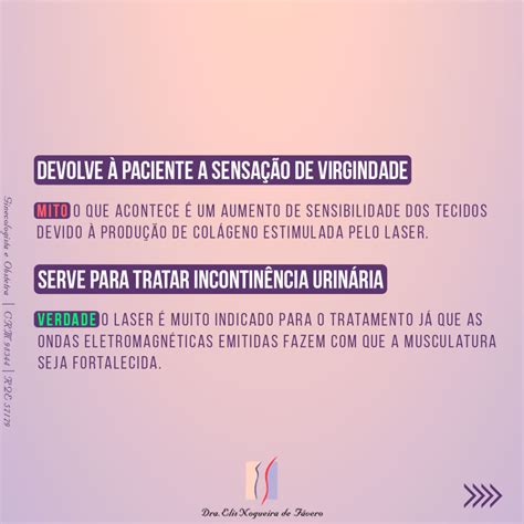 Mitos E Verdades Sobre O Laser íntimo Dra Elis Nogueira