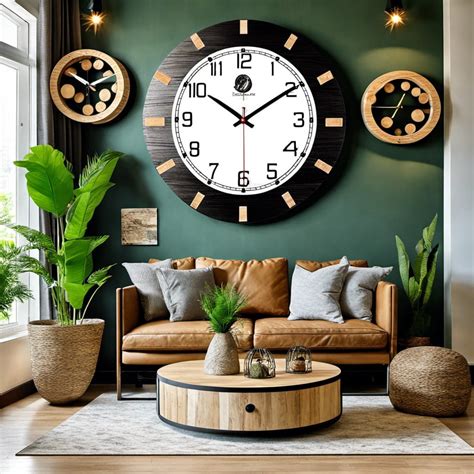 20 Living Room Wall Clock Decor Ideas Transform Your Space Simplicity