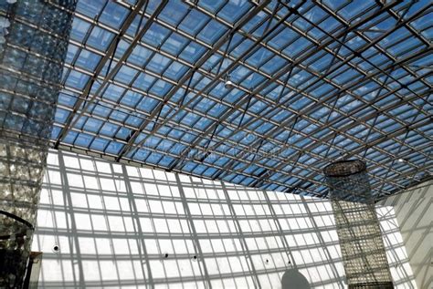 Mesh Roof Truss Editorial Stock Image Image Of City 46473124