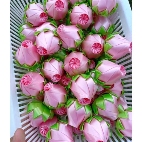 เหรียญโปรยทานบัวตูม สีชมพู50ดอกงานตัวเปล่า Punpun1727 Thaipick