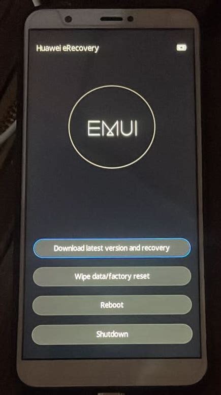 Huawei Honor Lite Stuck In Recovery Mode Huawei Community