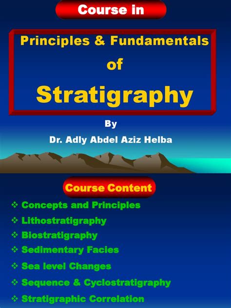 Principles Of Stratigraphy An Introduction To Concepts Methods And