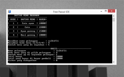 Contoh Program Menggunakan Case Of Di Bahasa Pemrograman Pascal All About