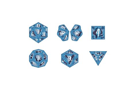 Role Playing Dice Set Celestial Svg Cut File By Creative Fabrica Crafts · Creative Fabrica