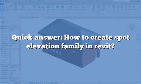 How To Create Spot Elevation In Revit Design Talk