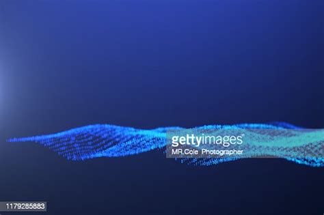 3d illustration rendering of binary code wave pattern abstract backgroundfuturistic particles