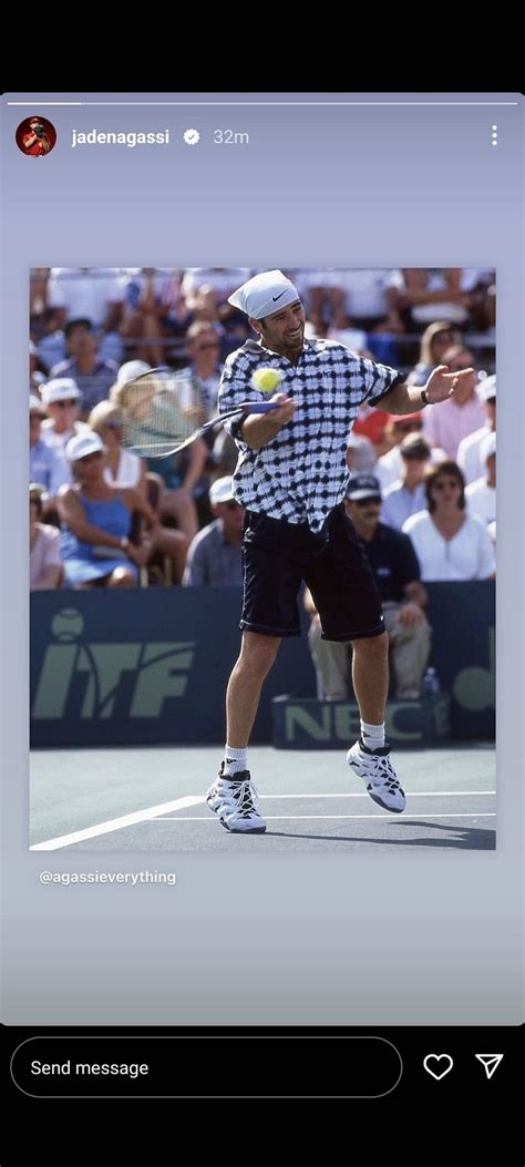 Andre Agassis Son Jaden Agassi Revisits His Fathers 1995 Dominant Summer