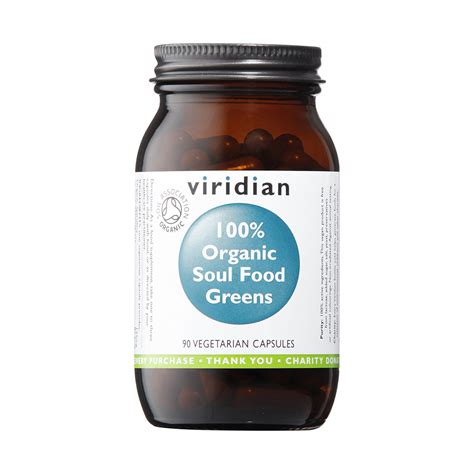 Organic Soul Food Greens 90 Veg Caps The Honeypot Health Store