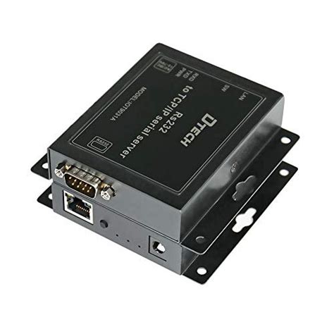 Dtech 1 Port Serial To Ethernet Converter Adapter Rs232 To Tcp Ip