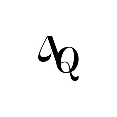 Premium Vector Aq Monogram Logo Design Letter Text Name Symbol