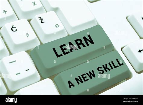 Text Caption Presenting Learn A New Skill Word For Acquisition