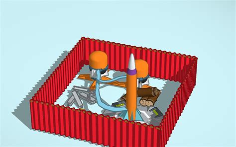 3d Design My Attempt At Making What I Think Part Of Nasa Looks Like Tinkercad