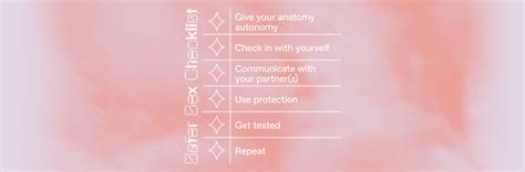 Safer Sex Checklist Uncutjems
