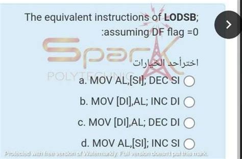 Solved Instruction Pointer Ip Contains Offset5 Address Of
