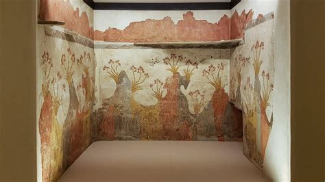Thera Gallery In The National Archaeological Museum Athens