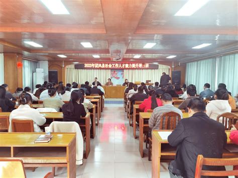 团风县民政局举办2023年社会工作人才能力提升培训班社区治理组织