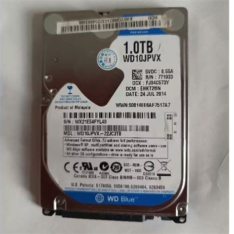 Wd威騰 Wd10jpvx 藍標 1tb 1t 25吋 硬碟 蝦皮購物