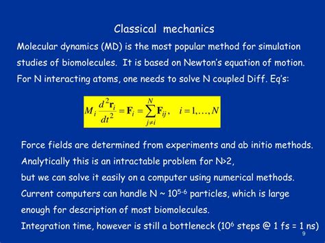 PPT Basics Of Molecular Dynamics Simulations PowerPoint Presentation ID 6158759