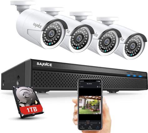 Sannce Ch K Poe Cctv System Mp Network Video Recorder Poe Channel