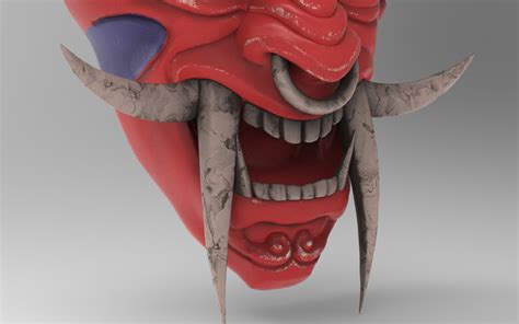 Oni Mask 3d Turbosquid 1988348
