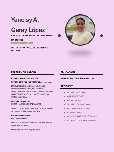 Yaneisy Curriculum Pdf