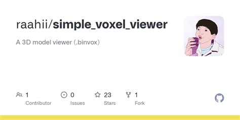 Github Raahii Simple Voxel Viewer A D Model Viewer Binvox