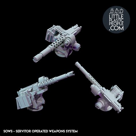 🔫 Sows Servitor Operated Weapons System For Rogal Dorn Tank・ 3d File For 3d Printing・cults