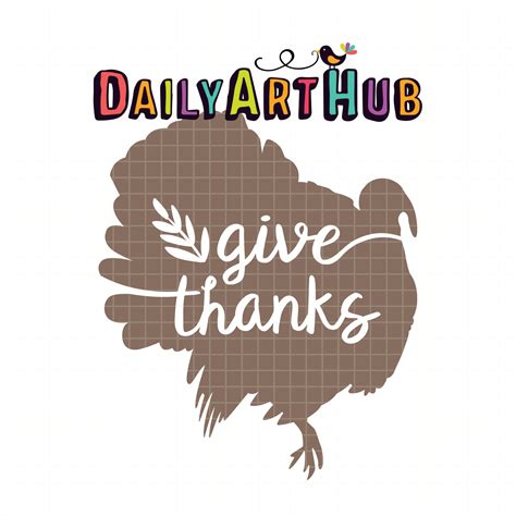 Give Thanks Turkey Clip Art Clip Art Library