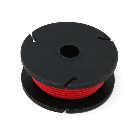 stranded core wire spool 25ft 22awg red the pi hut