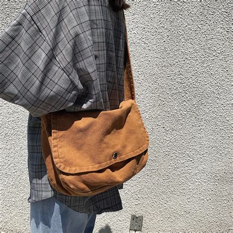 여성용 대용량 학교 메신저 백 단색 심플 패션 캔버스 봄 쇼퍼 핸드백 숄더백 Aliexpress