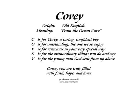 Meaning Of Covey Lindseyboo
