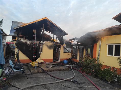 Incendiu la o casă din comuna Olari FOTO Observatorul Prahovean
