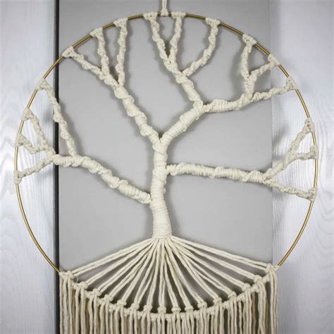 Tree Of Life Macrame Wall Hanging Digital Pdf Pattern Printable Macrame